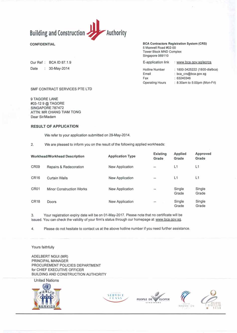 Our Certification & Accolade | SMF